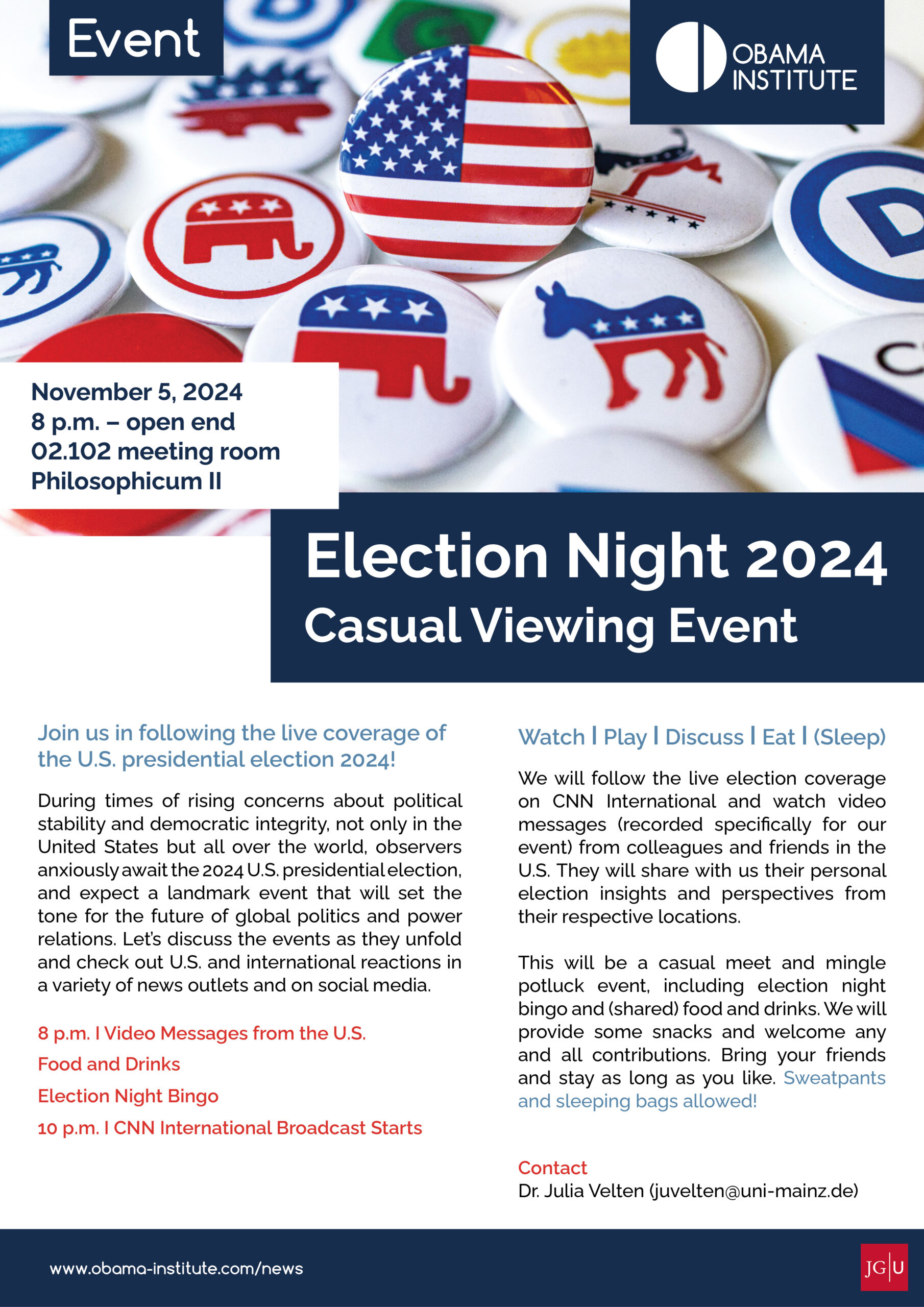 Election Night 2024 – Viewing Event | Obama Institute for Transnational ...